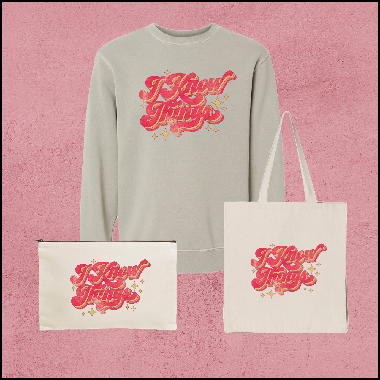 CrimeCon | I Know Things Collection – CrimeCon Official Merchandise